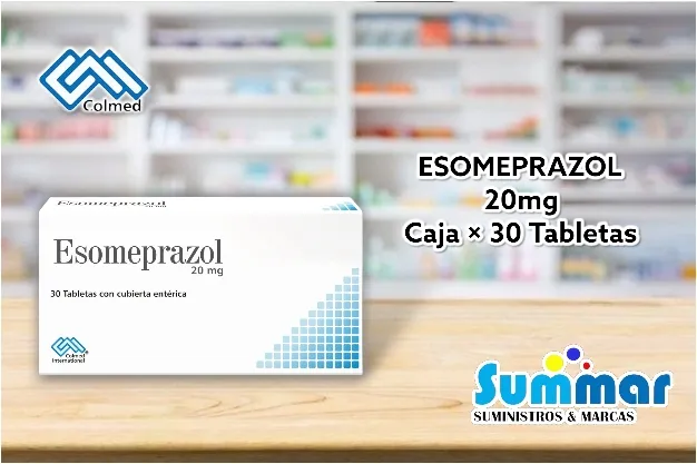 Esomeprazol 20mg Caja x 30 Tabletas COLMED