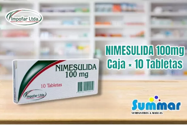 Nimesulida 100mg Caja x 10 Tabletas IMPOFAR