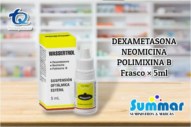 Wassertrol Solución Oftálmica Frasco x 5ml (Dexametasona Neomicina ...